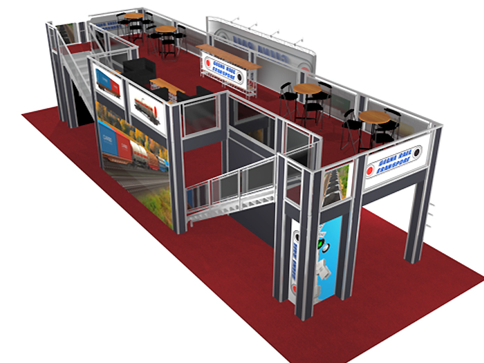 Two Story Rental Booth | GI2050 | Image Design and Communications