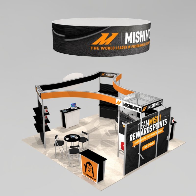 Las Vegas Double Deck Trade Show Exhibit Rentals