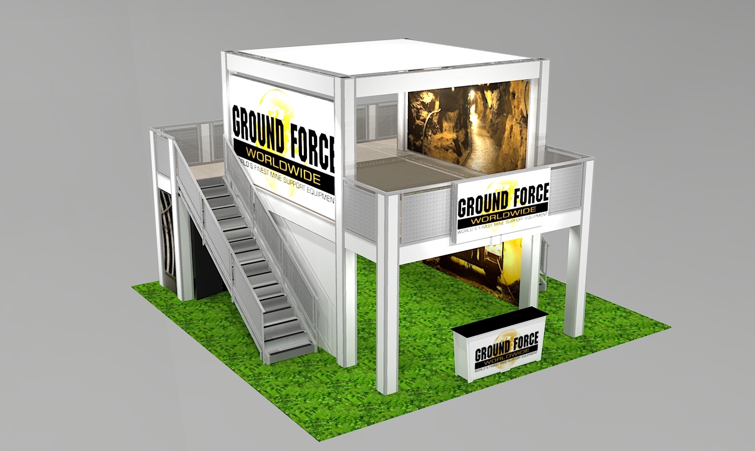 New Featured Double Deck Designs For Trade Shows In Las Vegas