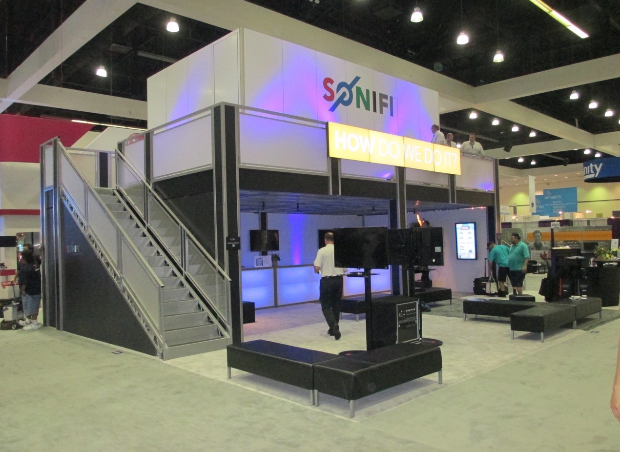 Double Deck Exhibit Office and Meeting Area Designs